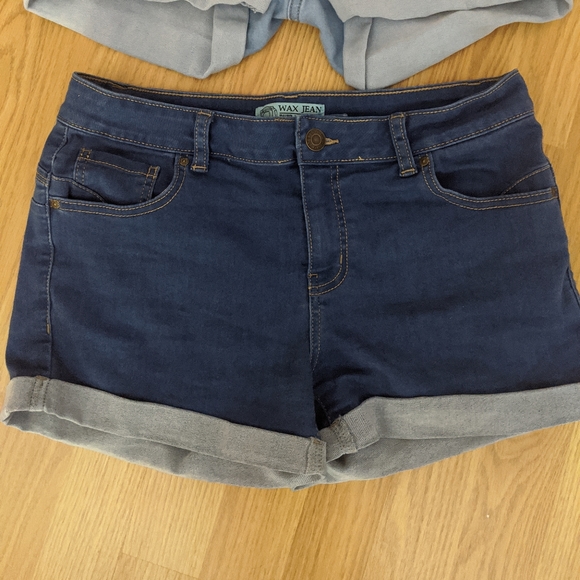 Wax Jean | Shorts | Wax Butt I Love You Push Up Jean Jegging Shorts L ...